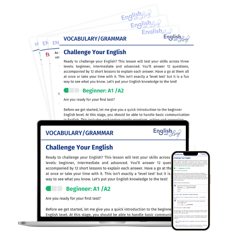 Challenge Your English