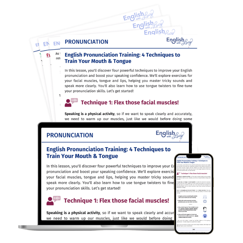 English Pronunciation Training