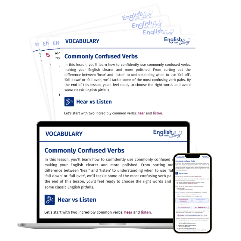Commonly Confused Verbs